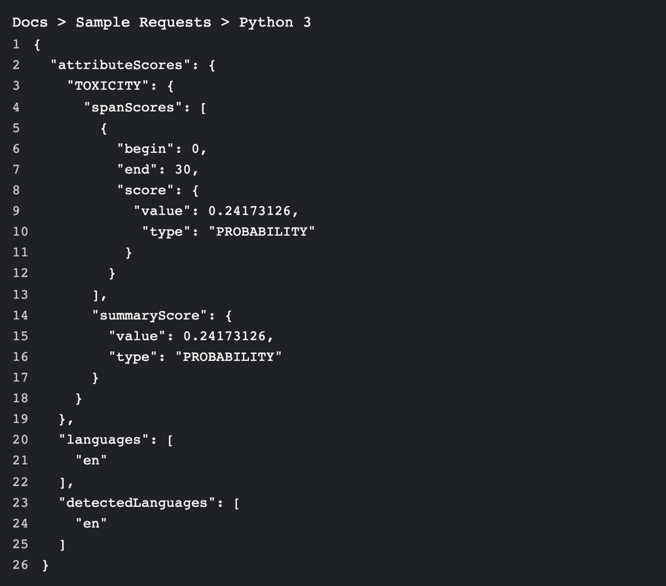 Get started with Perspective API | Google for Developers